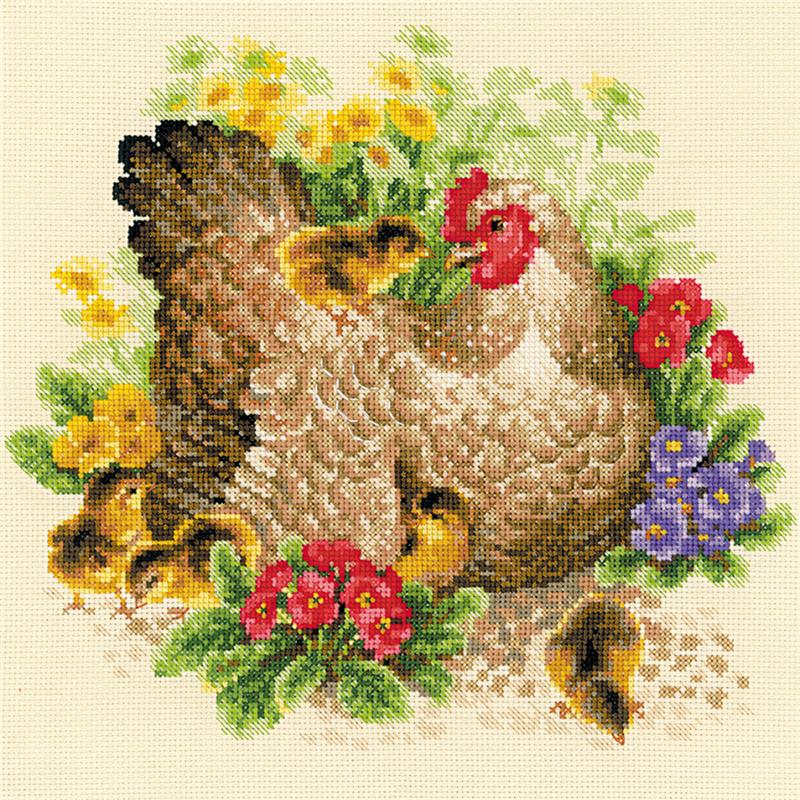 "Hen" | Cross Stitch Kit at Everything Cross Stitch