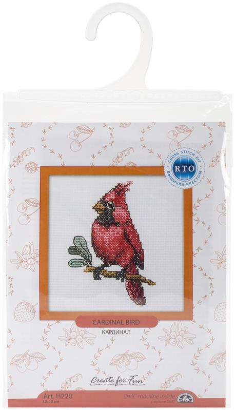 "Cardinal Bird" | Cross Stitch Kit