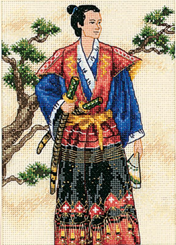 The Samurai (cross stitch kit)