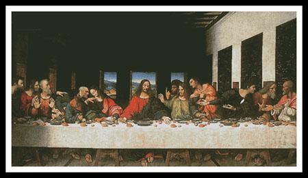 "The Last Supper - Large" | Cross Stitch Pattern