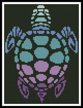 "Mini Sea Turtle" | Cross Stitch Pattern