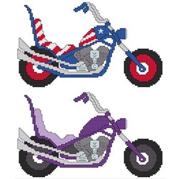 "Motorcycle 1" | Cross Stitch Pattern