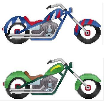 "Motorcycle 2" | Cross Stitch Pattern