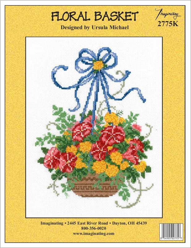 "Floral Basket" | Cross Stitch Kit