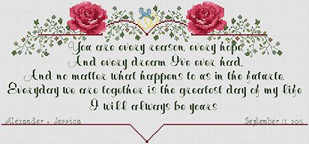 "Always Yours" | Cross Stitch Pattern