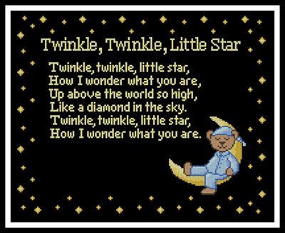 "Twinkle, Twinkle" | Cross Stitch Pattern