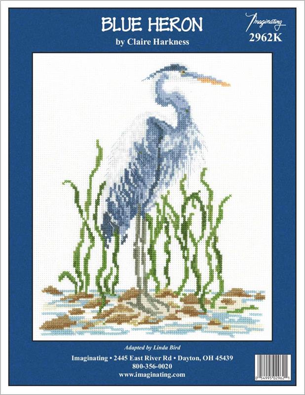 "Blue Heron" | Cross Stitch Kit