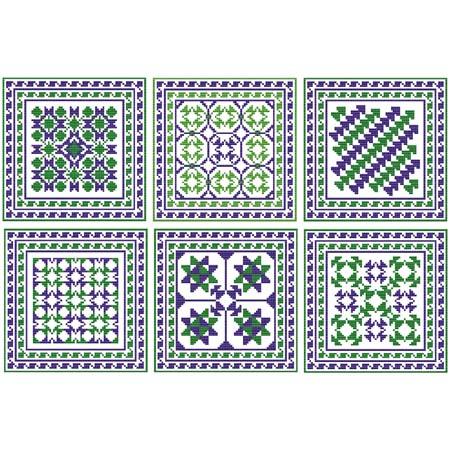 "Two Color Blocks" | Cross Stitch Pattern