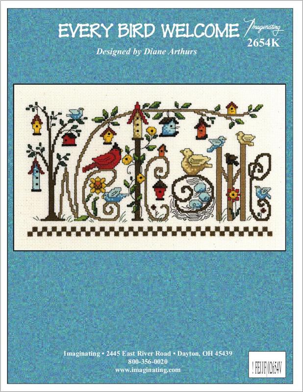 "Every Bird Welcome" | Cross Stitch Kit
