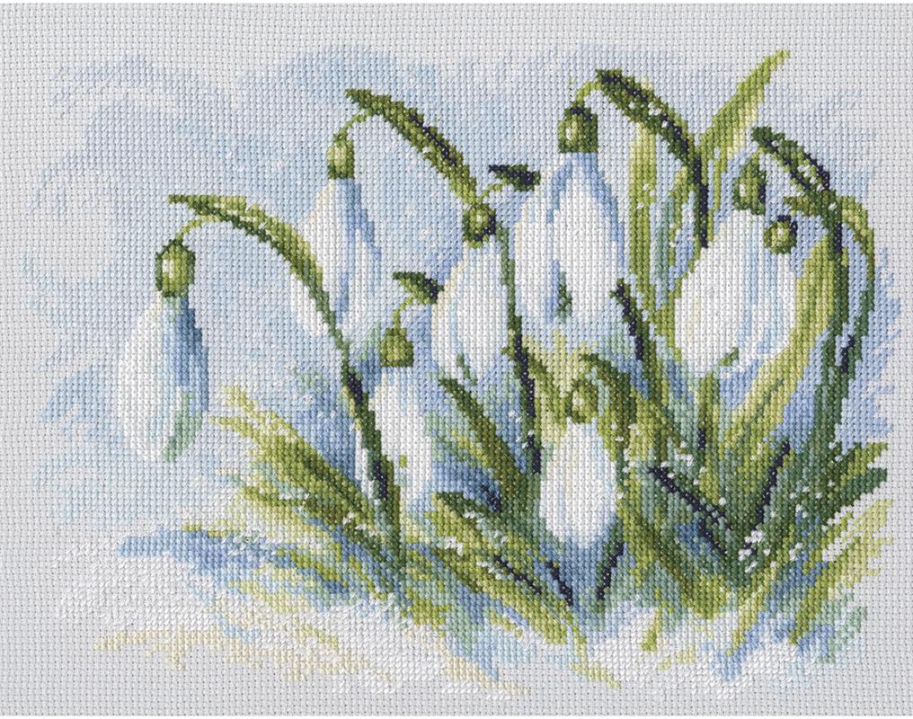 "Early Snowdrops" | Cross Stitch Kit
