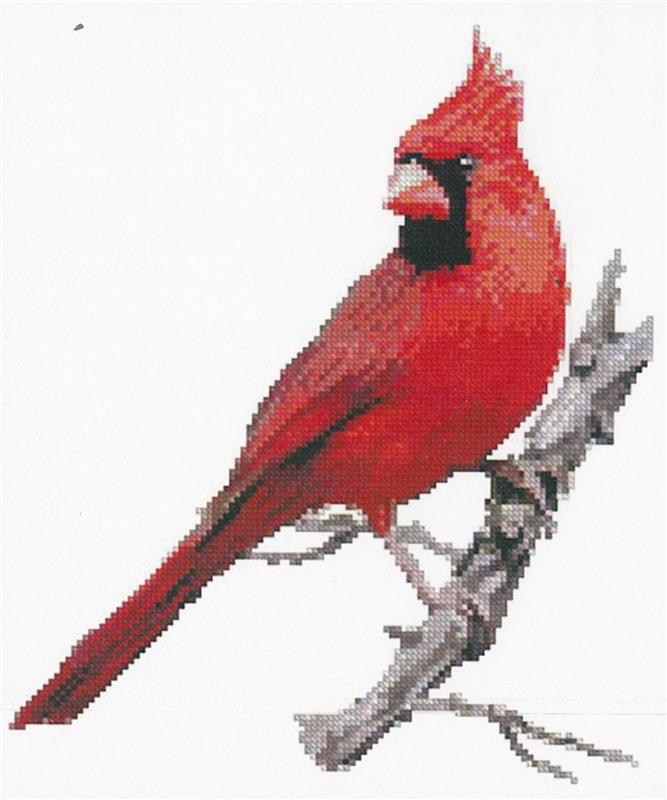 "Cardinal" | Cross Stitch Pattern