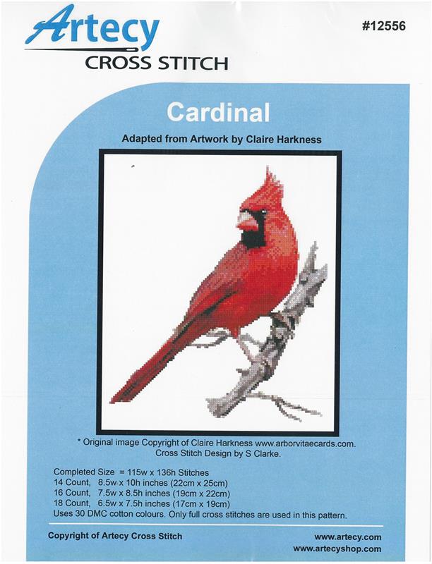 "Cardinal" | Cross Stitch Pattern