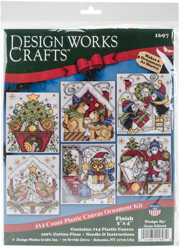"Home For Christmas Ornaments" | Cross Stitch Kit