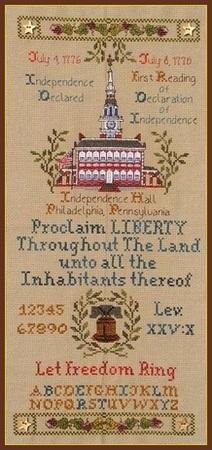 "Let Freedom Ring" | Cross Stitch Pattern