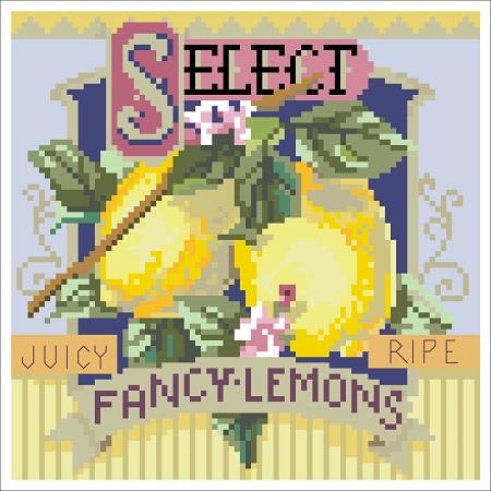 "Select Fancy Lemons" | Cross Stitch Pattern