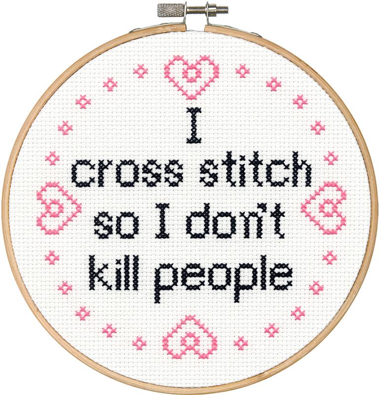 "I Cross Stitch" | Cross Stitch Kit