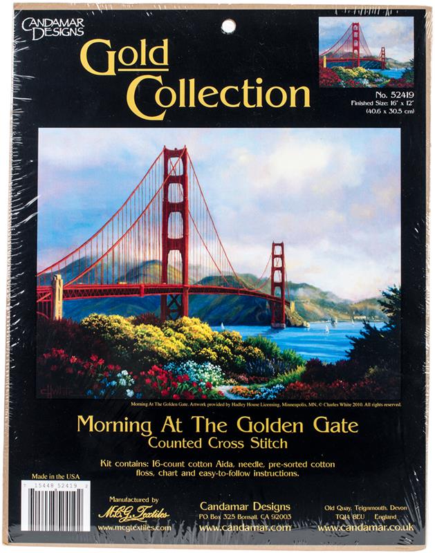 "Morning At The Golden Gate" | Cross Stitch Kit