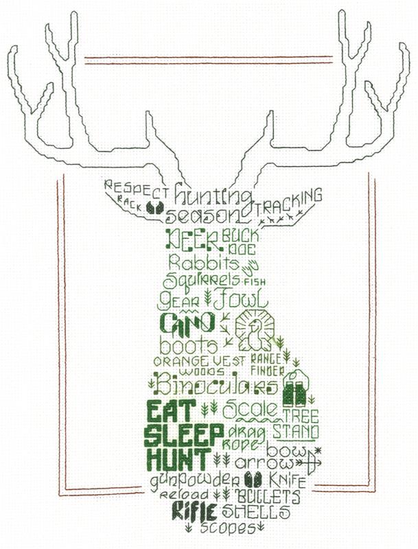 "Let's Hunt" | Cross Stitch Pattern
