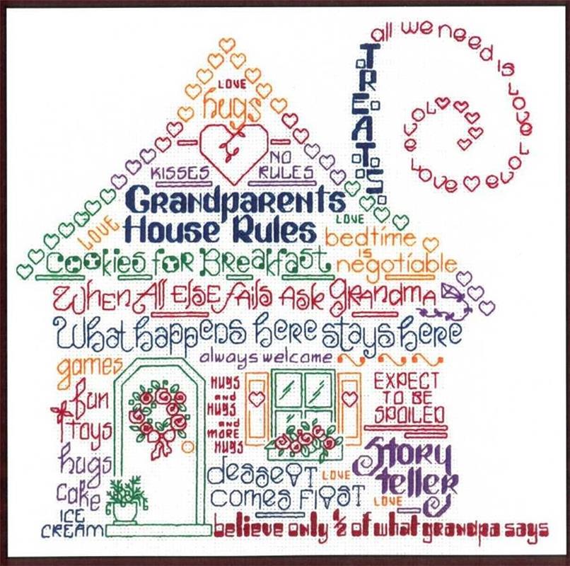 "Let's Have Fun at Grandma's" | Cross Stitch Pattern