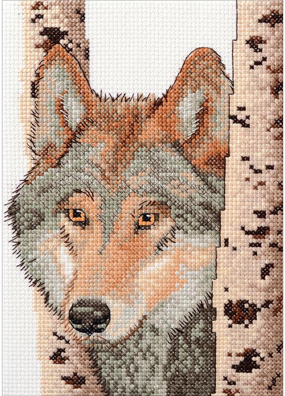 "Wolf" | Cross Stitch Kit at Everything Cross Stitch