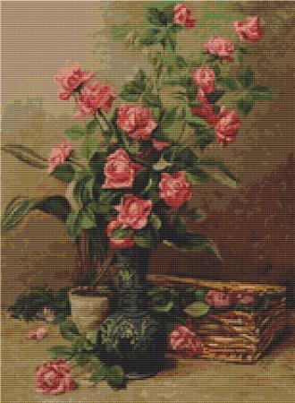 "Roses by Martin Johnson Heade"