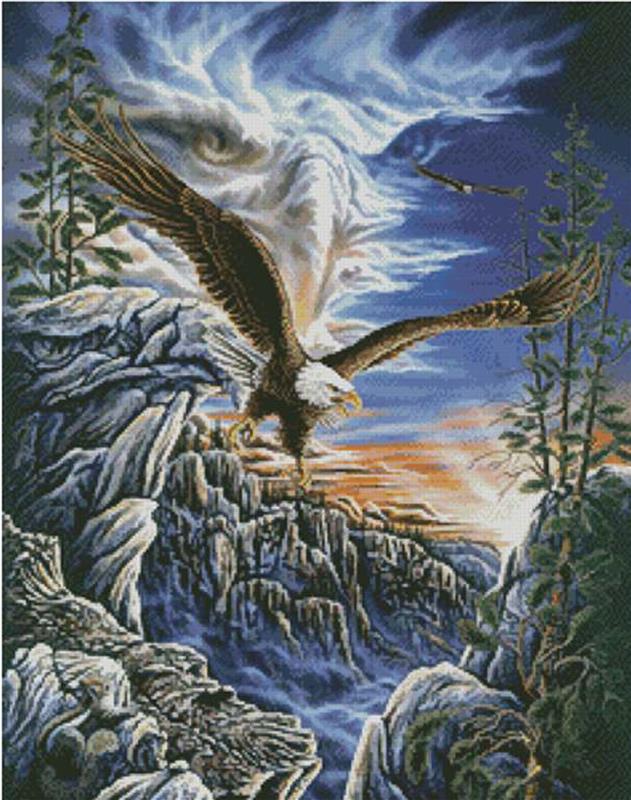 "10 Eagles" | Cross Stitch Pattern