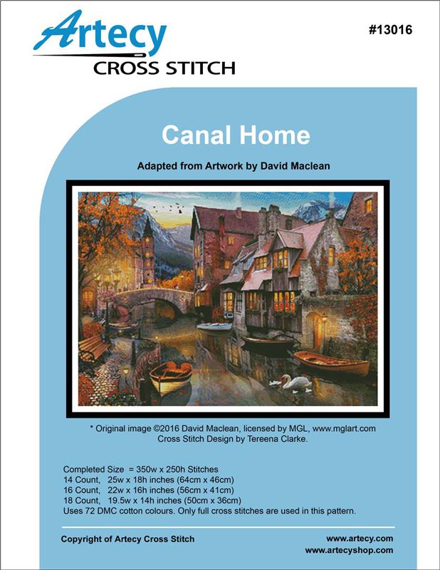"Canal Home" | Cross Stitch Pattern