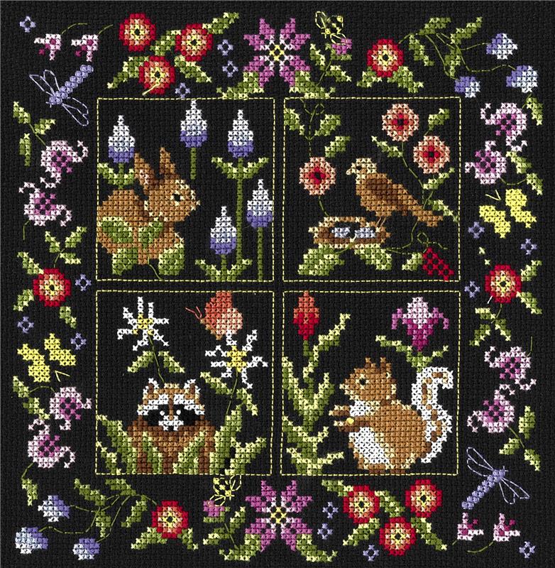 "Small Animal Sampler" | Cross Stitch Pattern