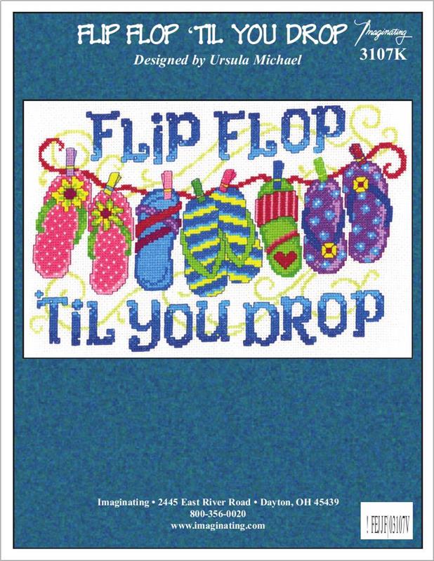 "Flip Flop til You Drop" | Cross Stitch Kit