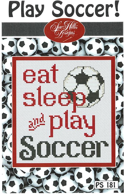 "Play Soccer!" | Cross Stitch Pattern
