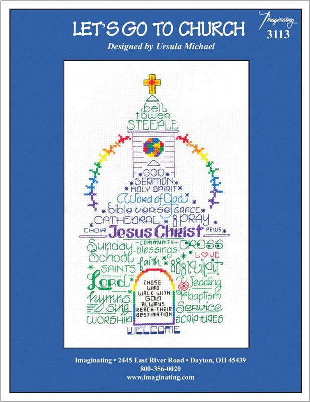 "Let's Go To Church" | Cross Stitch Pattern