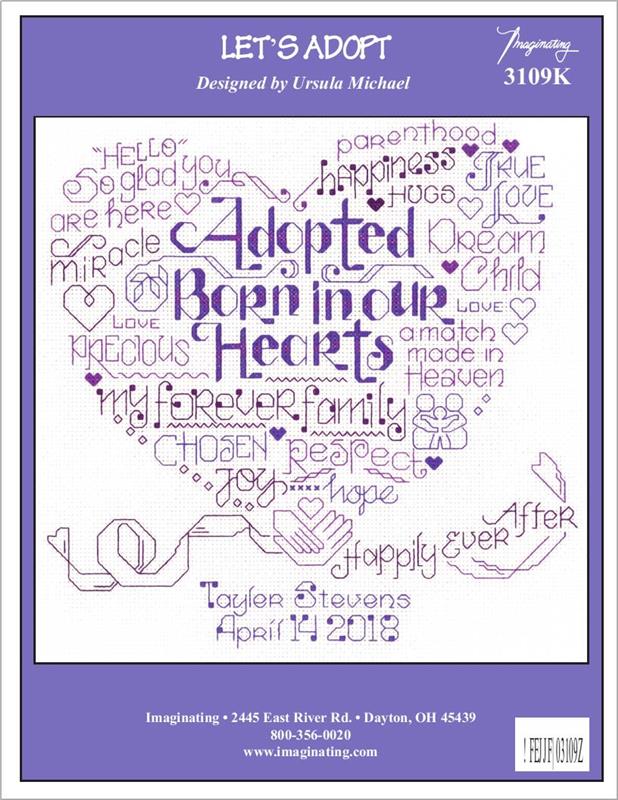 "Let's Adopt" | Cross Stitch Kit