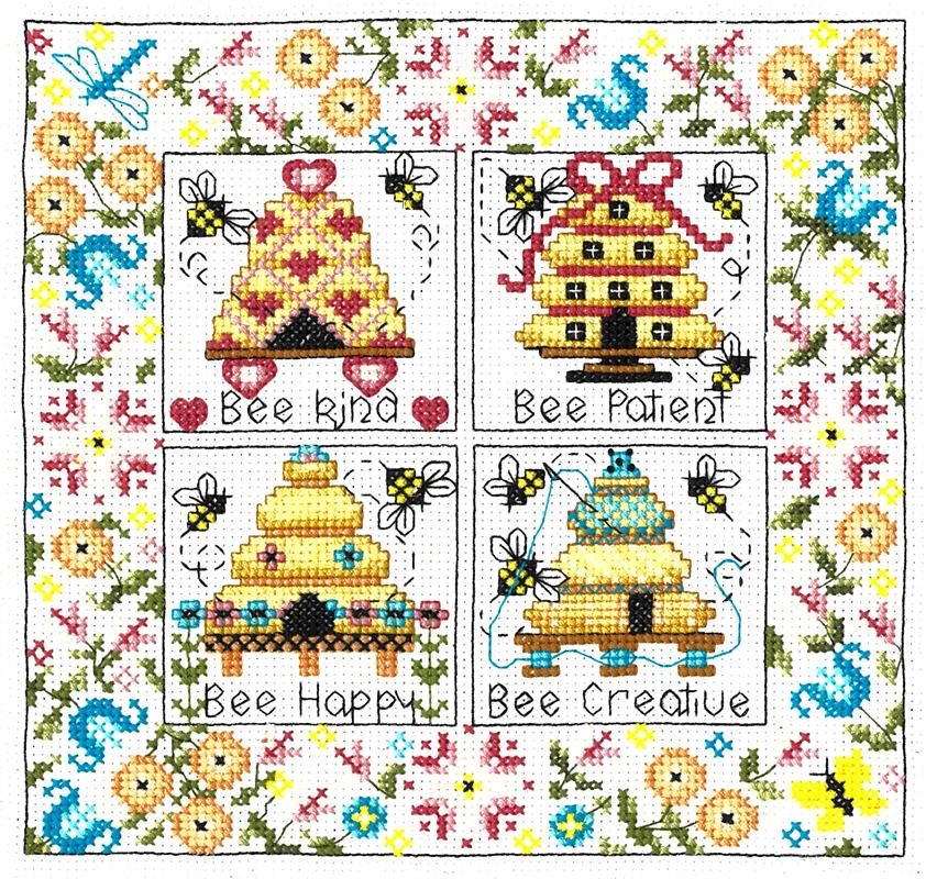 "Honey Bee's Sampler" | Cross Stitch Kit