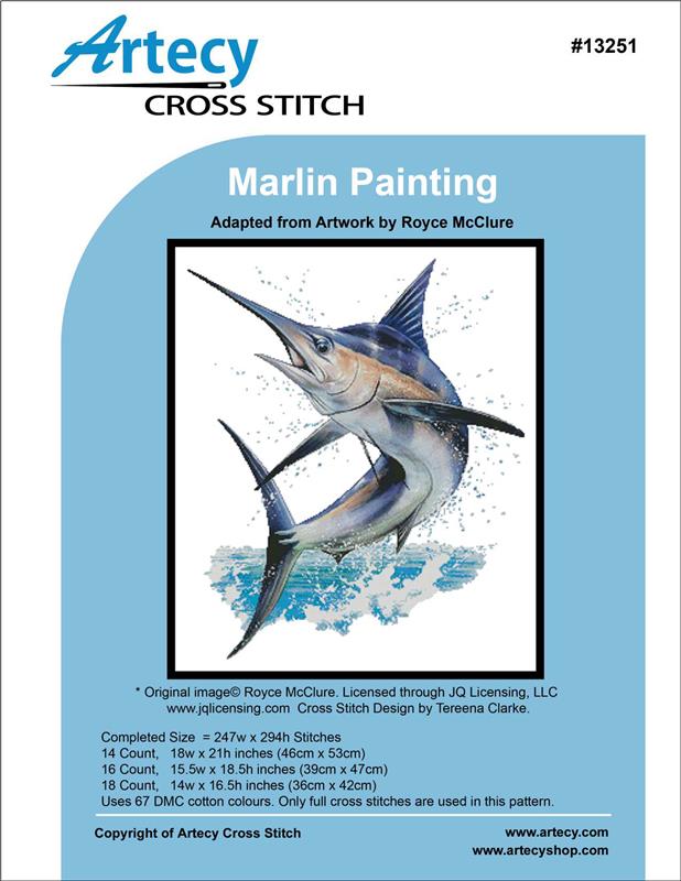 "Marlin Painting" | Cross Stitch Pattern