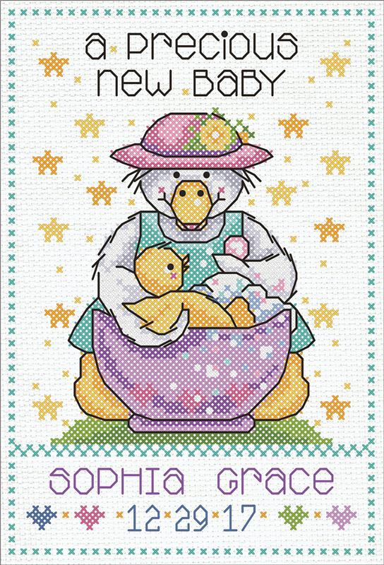 "Precious Baby Counted Cross Stitch Kit"