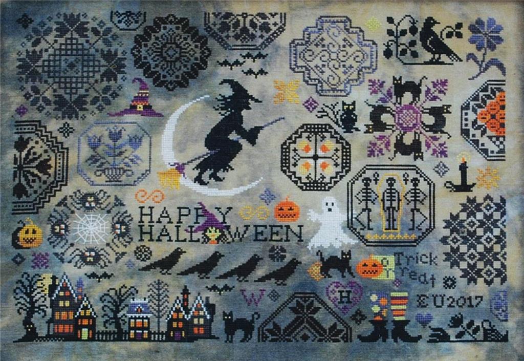"Halloween Quaker" | Cross Stitch Pattern