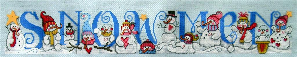 "Snowmen" | Cross Stitch Pattern