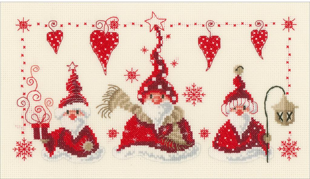 "Cheerful Santa" | Cross Stitch Kit