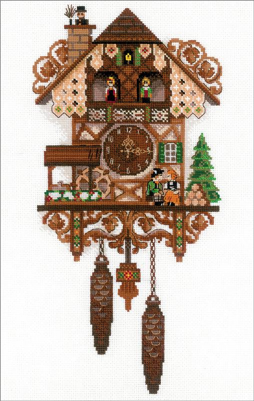 "Cuckoo Clock" | Cross Stitch Kit