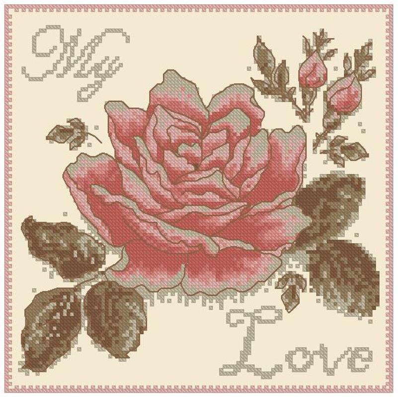 "My Love" | Cross Stitch Pattern
