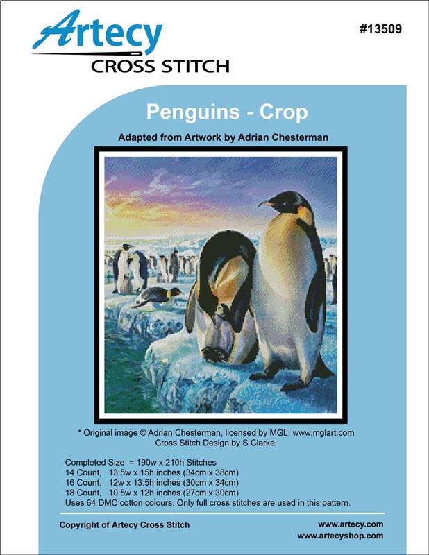 "Penguins (Crop)" | Cross Stitch Pattern