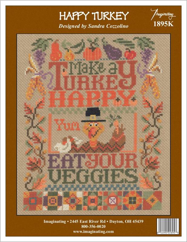 "Happy Turkey" | Cross Stitch Kit