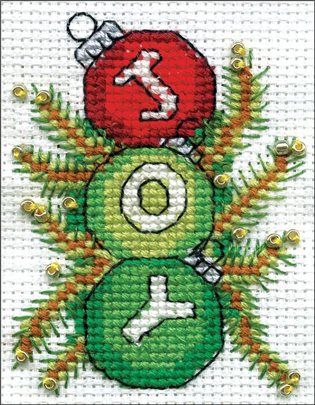 "Joy" | Cross Stitch Kit at Everything Cross Stitch