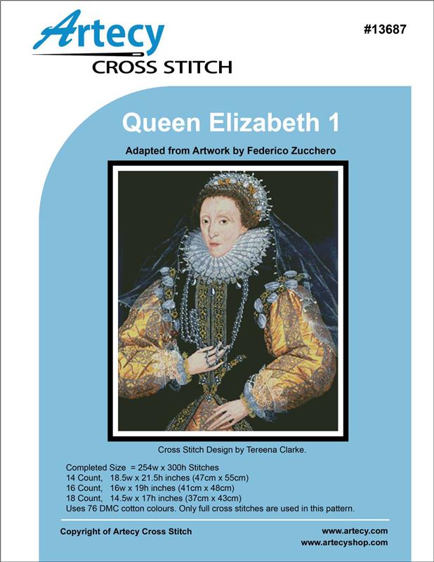 "Queen Elizabeth 1" | Cross Stitch Pattern