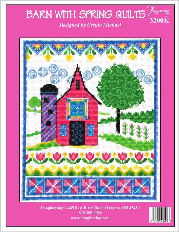 "Barn with Spring Quilts" | Cross Stitch Kit