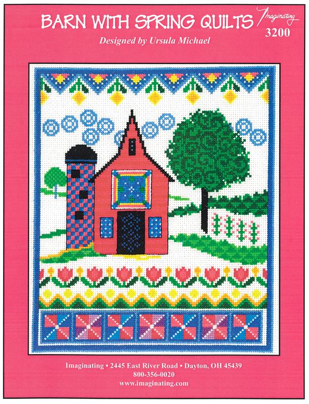 "Barn with Spring Quilts" | Cross Stitch Pattern