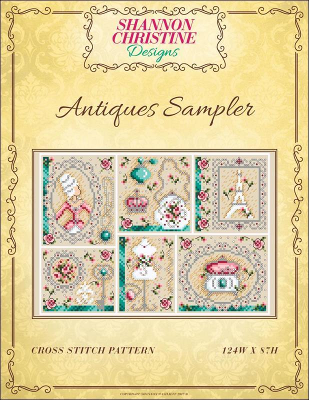 "Antiques Sampler" | Cross Stitch Pattern