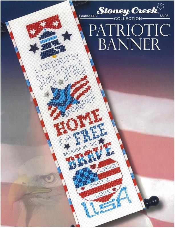 "Patriotic Banner" | Cross Stitch Pattern