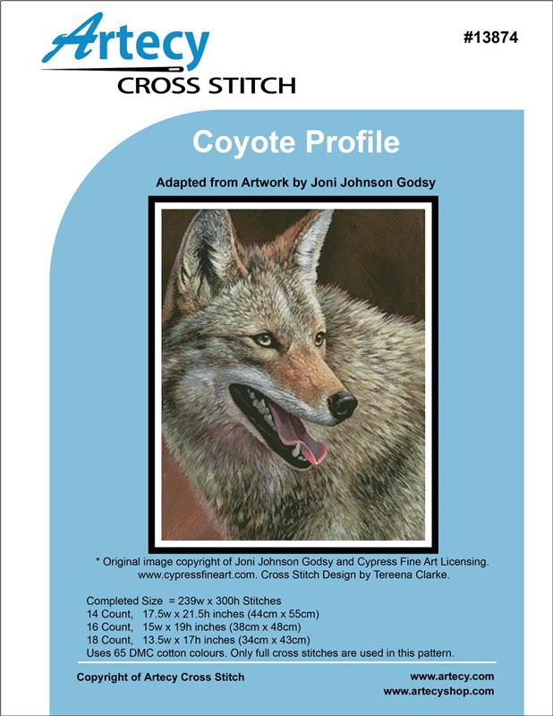 "Coyote Profile" | Cross Stitch Pattern