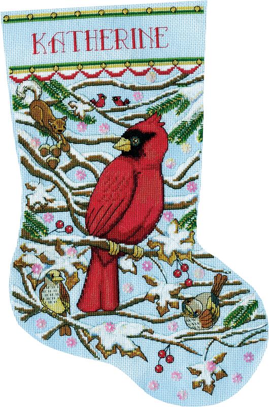 "Cardinal" | Cross Stitch Kit